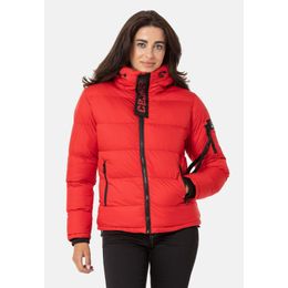 Cipo & Baxx CIPO & BAXX Damen Winterjacke "Jacken", rot, Gr. M, unifarben, 100% Polyester, Jacken, im modernen Look, WM138