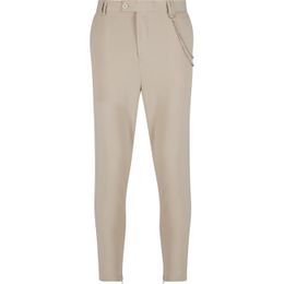 2Y Premium Herren Stoffhose "2Y Premium 2Y Cropped Pants"beige, Gr. 34, unifarben, 65% Polyester, 32% Baumwolle, 3% Elasthan, Hosen