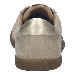 Josef Seibel Damen Sneaker "Cassandra 11", Gr. 39beige kombiniert, Veloursleder, Schuhe, Halbschuh, Komfortschuh, Schn&uuml;rschuh mit Lederinnensohle,