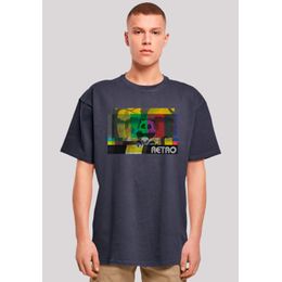 F4NT4STIC Herren T-Shirt "Heroes of Childhood Tao Tao Cassette", blau, Gr. XXL, Obermaterial: 100% Baumwolle, Shirts, Retro, Heroes of Childhood, TV