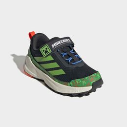 adidas terrex Kinder Wanderschuh "ADIDAS MINECRAFT TERREX TRAILMAKER 2", Gr. 32carbon, semi lucid lime, semi impact orange, Synthetik, Textil,