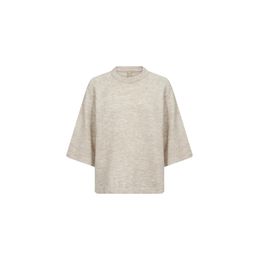 soyaconcept Damen Strickpullover "Soya Concept Sweater SC_ORLEAN"98058 light nougat melange, Gr. S, Obermaterial: 74% Polyacryl, 24% Polyester, 2%
