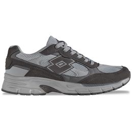 Lotto Damen Sneaker, Gr. 38, grau, Kunstfaser, Synthetik, mehrfarbig, Schuhe, - mit Flexkerben f&uuml;r nat&uuml;rlichen Bewegungsablauf