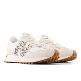 New Balance Damen Sneaker "327", Gr. 36,5, wei&szlig;, Leder, Synthetik, Schuhe, mit Gummilaufsohle, f&uuml;r Erwachsene