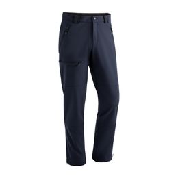 Maier Sports Herren Softshellhose "Adakit M", blau, Gr. 52, Vorderseite: 92% Polyester, 8% Elasthan. R&uuml;ckseite: 100% Polyester, Hosen, Herren