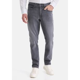 Stooker Men Herren 5-Pocket-Jeans "Glendale Season Slim Straight Fit Jeans", grau, Gr. 33, Denim/Jeans, 98% Baumwolle, 2% Elasthan, Jeans, Slim