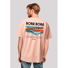 F4NT4STIC Damen T-Shirt "Bora Bora Leewards Island", gelb, Gr. M, Obermaterial: 100% Baumwolle, Shirts, Premium Qualit&auml;t