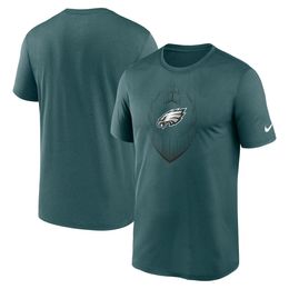 Nike Damen T-Shirt "Nike T-Shirt Philadelphia Eagles Nike SS Recycled Legend", gr&uuml;n, Gr. M, 100% Polyester, Shirts
