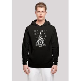 F4NT4STIC Herren Kapuzenpullover "Star Wars Christmas Weihnachtsbaum", schwarz, Gr. M, Obermaterial: 50% Baumwolle, 50% Polyester, Pullover, Print