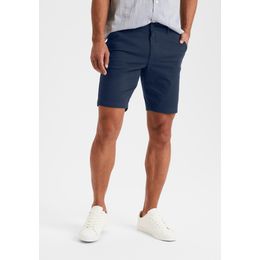 H.I.S. H.I.S Herren Chinoshorts "regular-fit", blau, Gr. 32, unifarben, Web, Obermaterial: 98% Baumwolle, 2% Elasthan, Hosen, Shorts aus elastischer