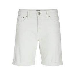Jack & Jones JACK & JONES Herren Shorts "JJIRICK JJORIGINAL SHORTS SQ 912 SN", wei&szlig;, Gr. XS, unifarben, Web, Obermaterial: 76% Baumwolle, 22% Polyester, 2%
