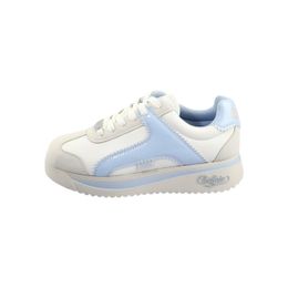 Trainingsschuh Buffalo "Buffalo MALIBU", Damen, Gr. 36, cream, blau, wei&szlig;, Polyurethan, Schuhe