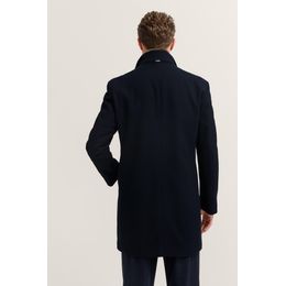 Bugatti Herren Kurzmantel "Flexcity Stretch"390, marine, Gr. 52, unifarben, 69% Polyester, 29% Viskose, 2% Elasthan, M&auml;ntel, mit Westen-Einsatz und