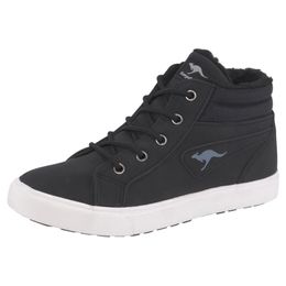 Kangaroos M&auml;dchen Sneaker "KaVu I", Gr. 29, schwarz, Synthetik, Schuhe, gef&uuml;ttert