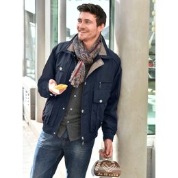 Marco Donati Herren Blouson, blau, Gr. 54, unifarben, 100% Polyester, Jacken