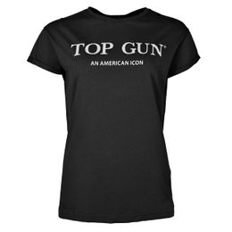 Top Gun Damen T-Shirt "TG20214001", schwarz, Gr. S, Obermaterial: 100% Baumwolle, Shirts