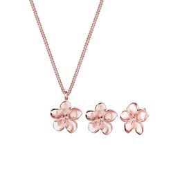 Elli Jewelry Set 'Frangipani' female Pink size One Size