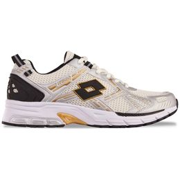 Lotto Damen Sneaker, Gr. 36, silber, Kunstfaser, Synthetik, Mesh, Schuhe, - in angesagtem Y2K Style