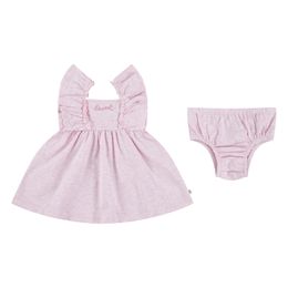 M&auml;dchen Jerseykleid, rosa, Gr. 7, HUGGIES BABYWEAR, meliert, Jersey, Obermaterial: 100% Baumwolle, Kleider, in zwei Dessins, for Girls