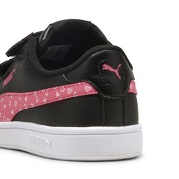 Puma Damen Sneaker "Smash 3.0 Hearty Sneakers M&auml;dchen", Gr. 28schwarz magic rose pink, Obermaterial: Textil, Synthetik; Futter: Textil; Innensohle: