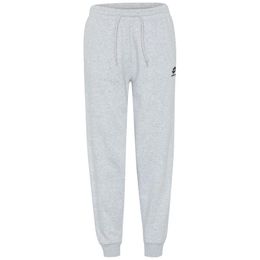 Lotto Damen Sweathose, grau, Gr. XS, unifarben, 75% Cotton, 22% Polyester, 3% Viscose, Hosen, - mit elastischem Bund