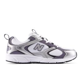 New Balance Damen Sneaker "408", Gr. 47,5, grau, Synthetik, Textil, Schuhe, inspiriert vom Design des New Balance 530 und 740