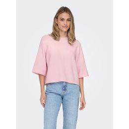 Only Damen Strickpullover "ONLSIMONI 3/4 PULLOVER KNT NOOS"potpourri, Gr. L, unifarben, Strick, Obermaterial: 74% Polyacryl, 24% Polyester, 2%