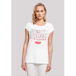 F4NT4STIC Damen T-Shirt "Stranger Things In Your Dreams", wei&szlig;, Gr. L, Obermaterial: 100% Baumwolle, Shirts, Premium Qualit&auml;t