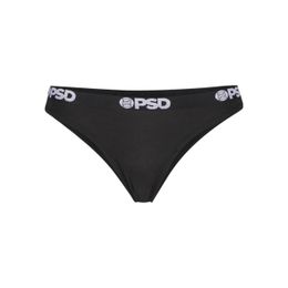 PSD Damen Panty "PSD THONG ESSENTIAL", Gr. XLschwarz, 47% Baumwolle, 47% Modal, 6% Elasthan, Unterhosen