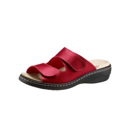 CLASSIC Damen Pantolette, Gr. 42, rot, Lederimitat, Schuhe