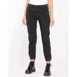 Gang Damen R&ouml;hrenhose "Gang Hosen Slim Fit 94RAFFAELA", schwarz, Gr. 26, 64% Lyocell, 32% Baumwolle, 4% Elasthan, Hosen