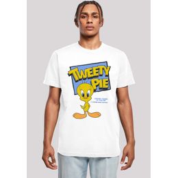 F4NT4STIC Damen T-Shirt "Looney Tunes Classic Tweety Pie", wei&szlig;, Gr. XS, Obermaterial: 100% Baumwolle, Shirts, Herren,Premium