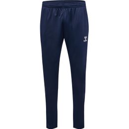 Hummel Herren Trainingshose, blau, Gr. S, Obermaterial: 100% Polyester, Hosen