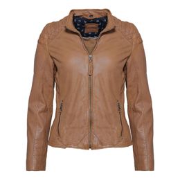 Mustang Damen Lederjacke "31017132", braun, Gr. S, Obermaterial: 100% Ziegenleder; Futter: 100% Baumwolle; &Auml;rmelfutter 100% Polyester, Jacken