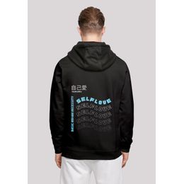 F4NT4STIC Herren Kapuzenpullover "Self Love Back HOODIE", schwarz, Gr. S, Obermaterial: 50% Baumwolle, 50% Polyester, Pullover, Print