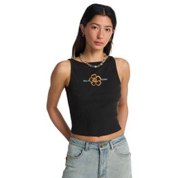 Tanktop Billabong "Go For It", Damen, Gr. M, schwarz sands, Obermaterial: 94% Baumwolle, 6% Elasthan., Tops Tanktop