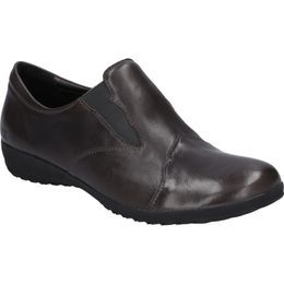 Josef Seibel Damen Slipper "Naly 67, anthrazit", Gr. 41, grau, Obermaterial: 100% Rindsleder Leather cow., Schuhe