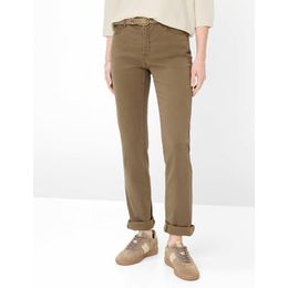 Brax Damen Five-Pocket-Hose Style CAROLA LIGHT MOCHA, braun, Gr. 38
