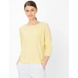 Brax Damen Pullover Style EMMA limoncello, hellgelb, Gr. 48