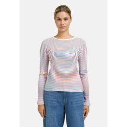 Smith & Soul SMITH & SOUL Damen Rundhalsshirt, bunt, Gr. XL, gestreift, Single Jersey, Material: 94% Baumwolle, 6% Elasthan, Shirts, mit Baumwolle