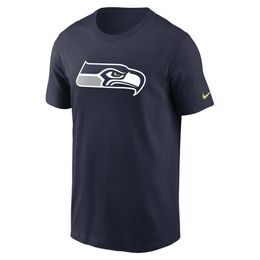 Nike Damen T-Shirt "Nike T-Shirt Seattle Seahawks Nike Logo Essential", blau, Gr. S, 100% Baumwolle, Shirts