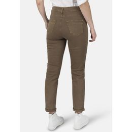 STOOKER WOMEN Damen Boyfriend-Jeans "Davos Colour Denim Boyfriend Fit Jeans", braun, Gr. 50, Denim/Jeans, 97% Baumwolle, 3% Elasthan, Jeans, Jeans