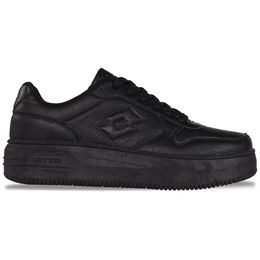 Lotto Damen Plateausneaker, Gr. 36, schwarz, Synthetik, Schuhe, - auf leicht erh&ouml;hter Sohle