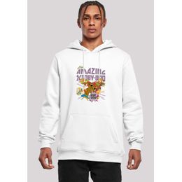 F4NT4STIC Herren Kapuzenpullover "Hoodie 'Scooby Doo The Amazing Scooby'", wei&szlig;, Gr. L, Obermaterial: 65% Baumwolle, 35% Polyester, Pullover,