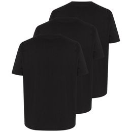Lotto Herren T-Shirt, schwarz, Gr. XXL, unifarben, 100% Cotton, Shirts, - im vorteilhaften 3 St&uuml;ck Pack