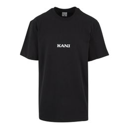 T-Shirt Karl Kani "Karl Kani Unisex KM234-037-1 KK Small Retro Tee", Damen, Gr. M, schwarz, 100% Baumwolle, bedruckt, oversize, Rundhals, Shirts T-Shirt