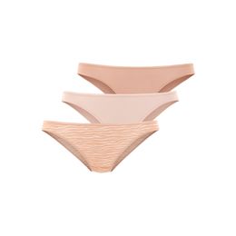Lascana Damen Bikinislip "aus hochwertiger Modal-Qualit&auml;t", Gr. 32, beige, Obermaterial: 94% Modal (TENCEL ), 6% Elasthan, unifarben, Unterhosen