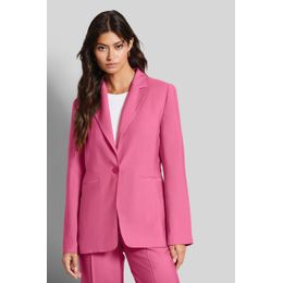 Bugatti Damen Kurzblazer, rosa, Gr. 42, 46% Viskose, 45% Polyester, 9% Polyacryl, Blazer, in femininer Optik