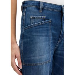 Marc O'Polo MARC O'POLO Damen Boyfriend-Jeans "aus softem Cashmere Touch Denim"dunkelblau, Gr. 34, unifarben, Obermaterial: 92% Baumwolle, 6% Elastomultiester,