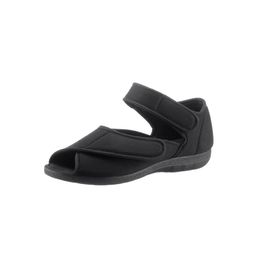CLASSIC Damen Hausschuh, Gr. 41, schwarz, Textil, Schuhe